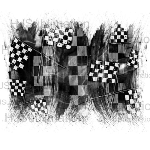 Grunge Checkered Flag Background PNG Distressed Race Flag - Etsy