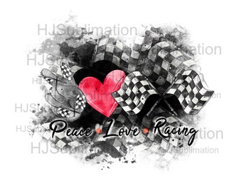 Peace Love Racing | Etsy