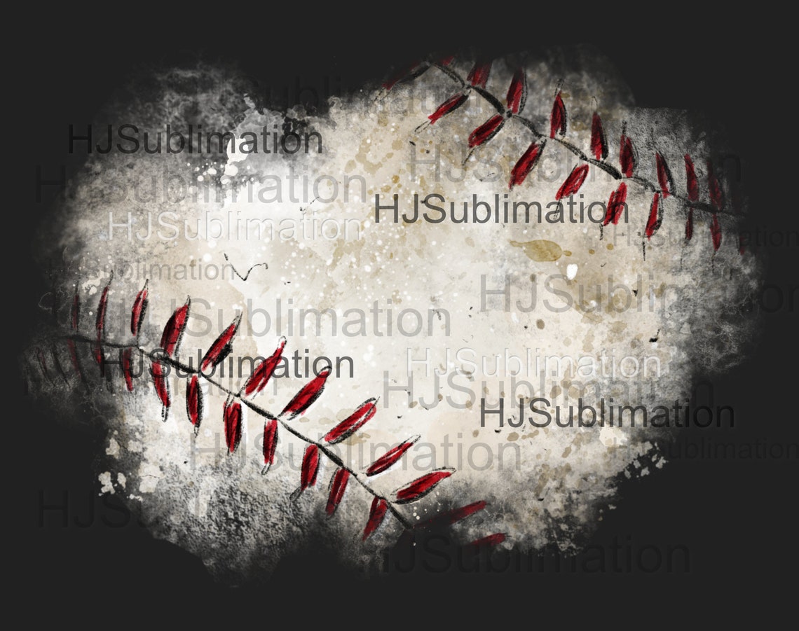 Distressed Baseball PNG. Grunge Background.splash Frame - Etsy