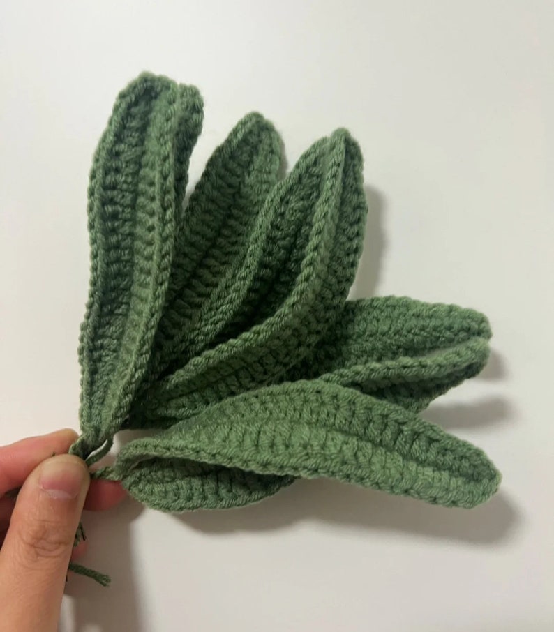 BUNDLE LEAF Crochet Pattern. 9 in 1 Flower Leaf Patterns - Etsy
