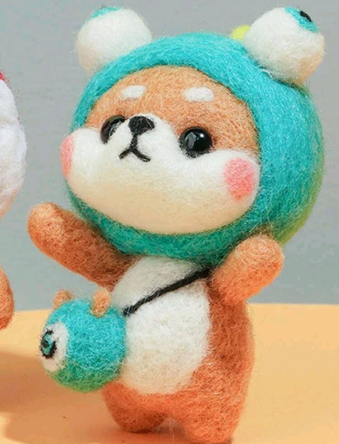 DIY Cute Shiba Inu Wool Felt Craft Kit for Beginners - Etsy