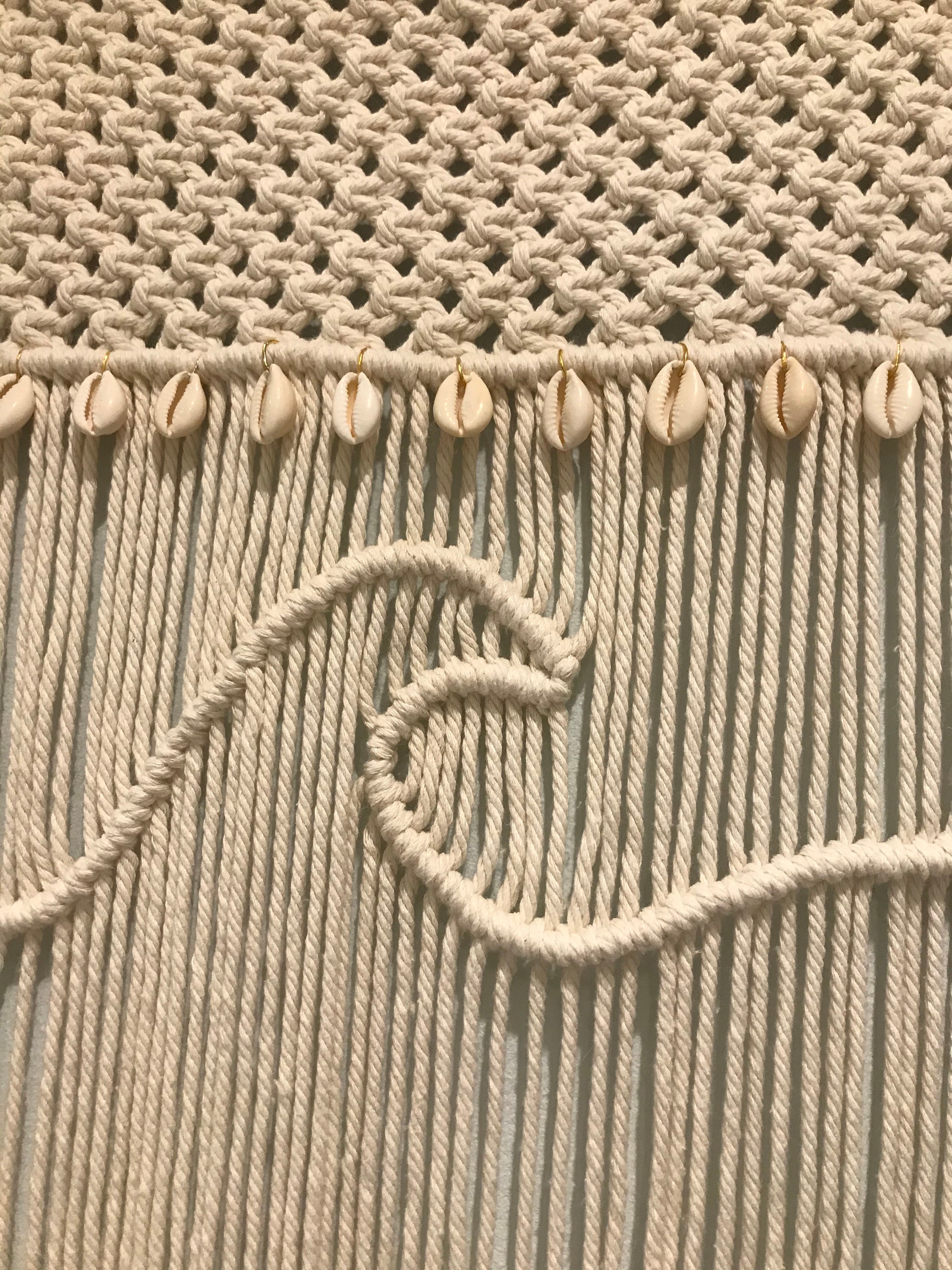 Wave and Shells Macrame Wall Hanging - Etsy