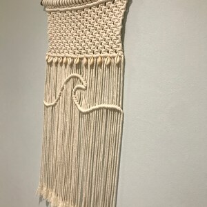 Wave and Shells Macrame Wall Hanging - Etsy