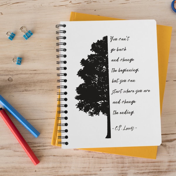 Notebook Inspirational Cover - Etsy
