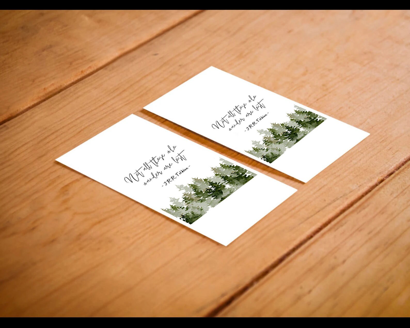 Jrr Tolkien Quote Flat Cards, Luxury Stationery Cards Notes, Personal ...