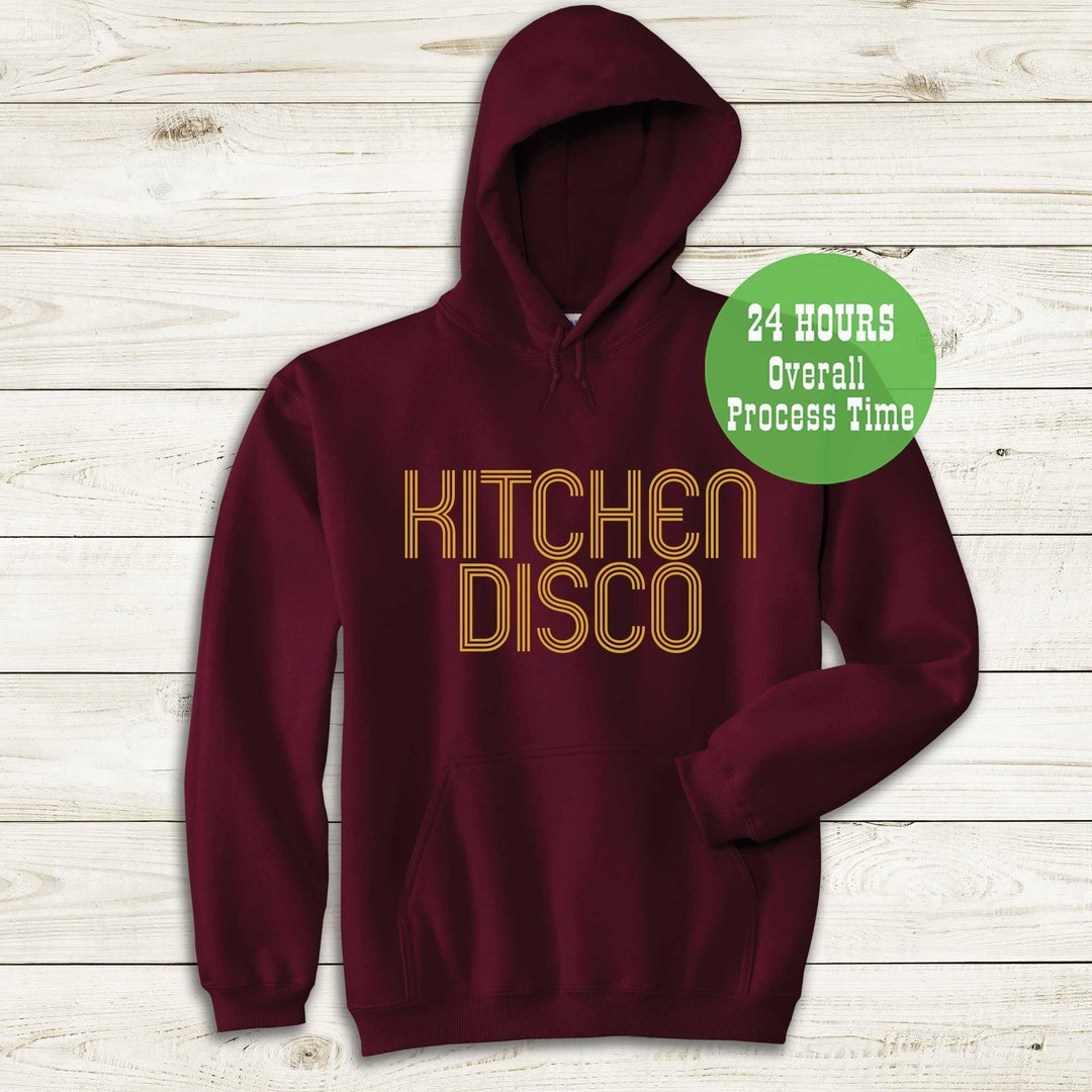 Womens Kitchen Disco Hoodie, Kitchen Disco Women's Sweatshirt, Kitchen ...