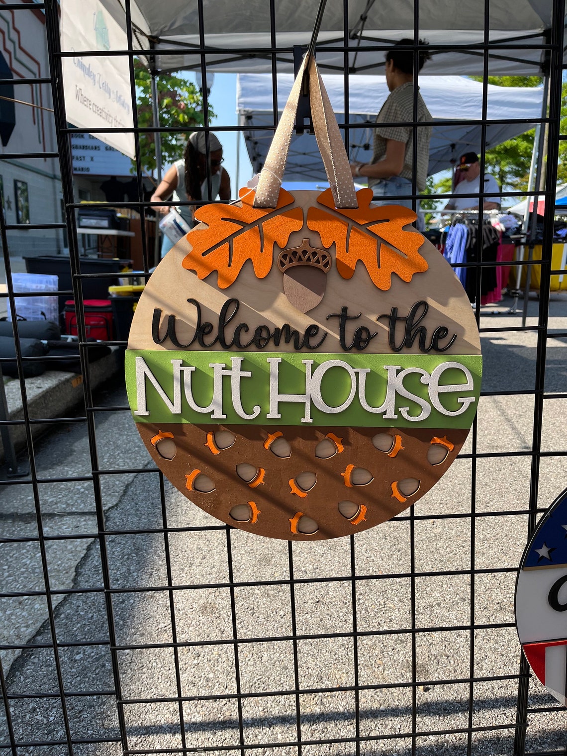 Welcome Nuthouse Door Sign - Etsy