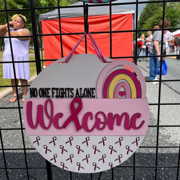 Breast Cancer Welcome Sign - Etsy