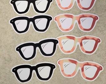 Eyeglasses Stickers - Etsy