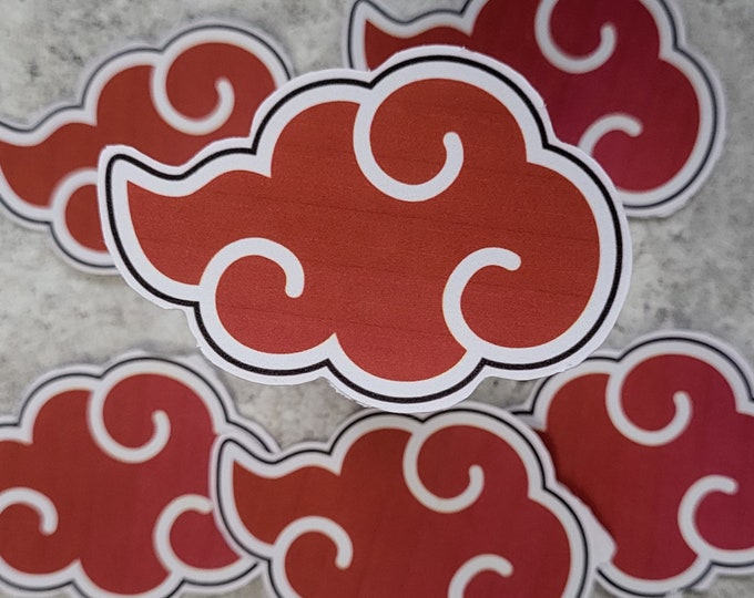 Akatsuki Cloud Sticker - Etsy
