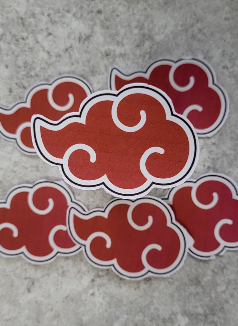 Akatsuki Cloud Sticker - Etsy