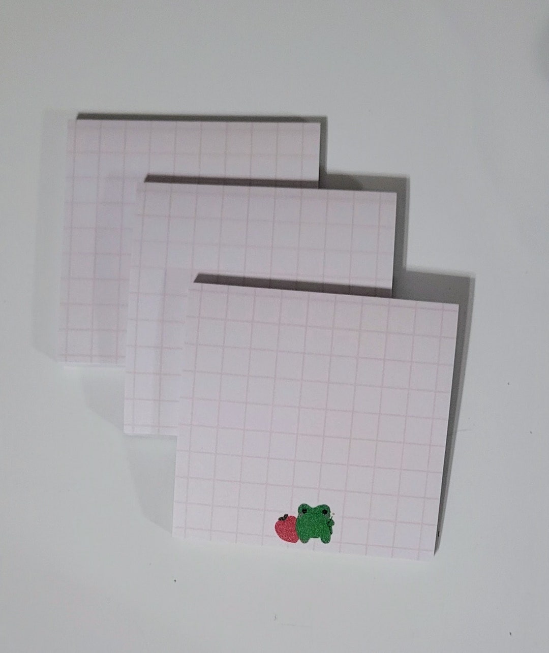 Strawberry Frog Sticky Note Pad - Etsy