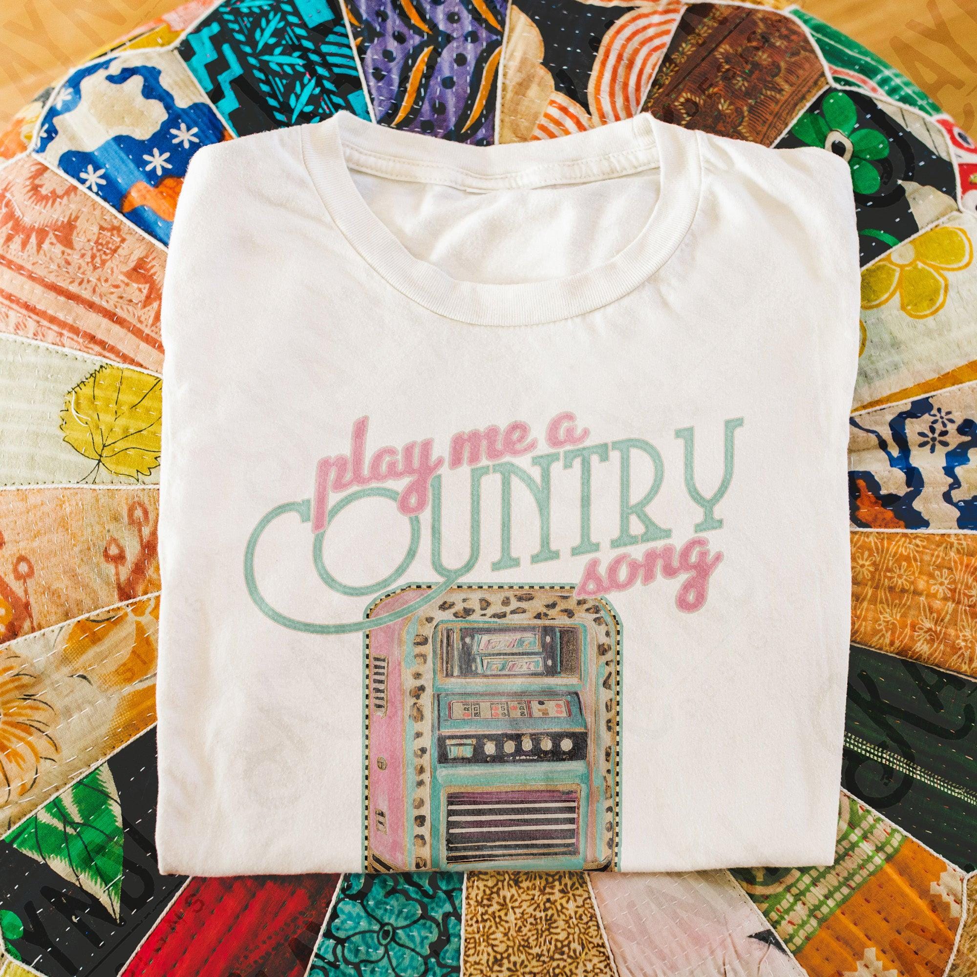 Play Me a Country Song Sublimation Design PNG Digital Download ...