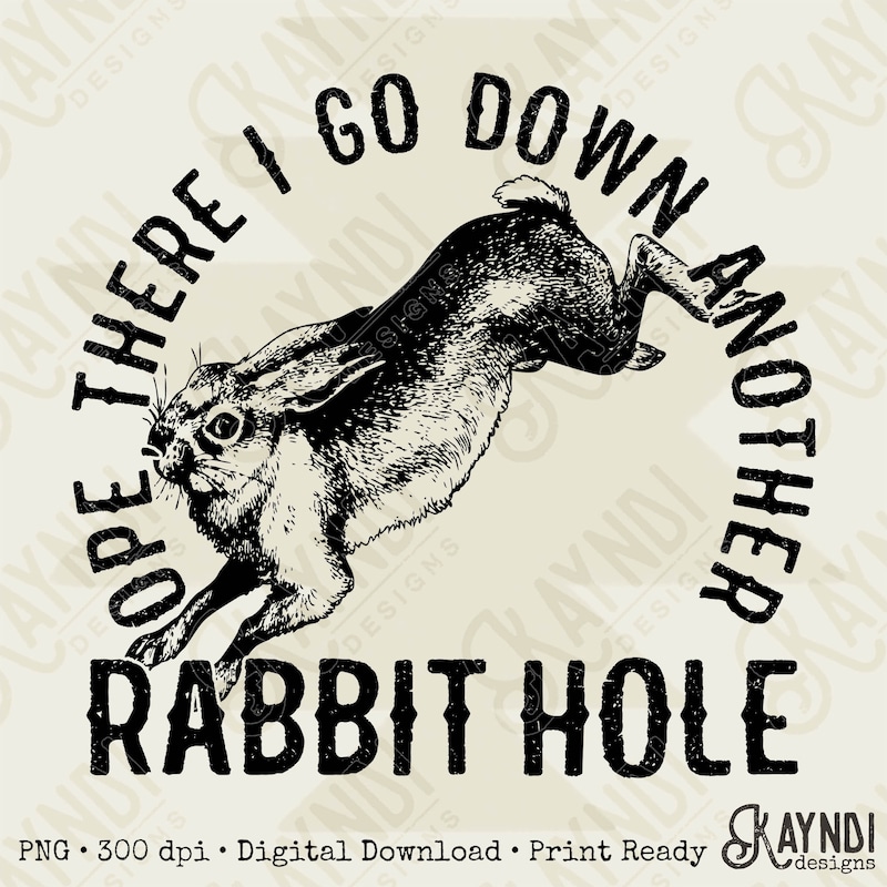The Dark Rabbit Hole - Etsy