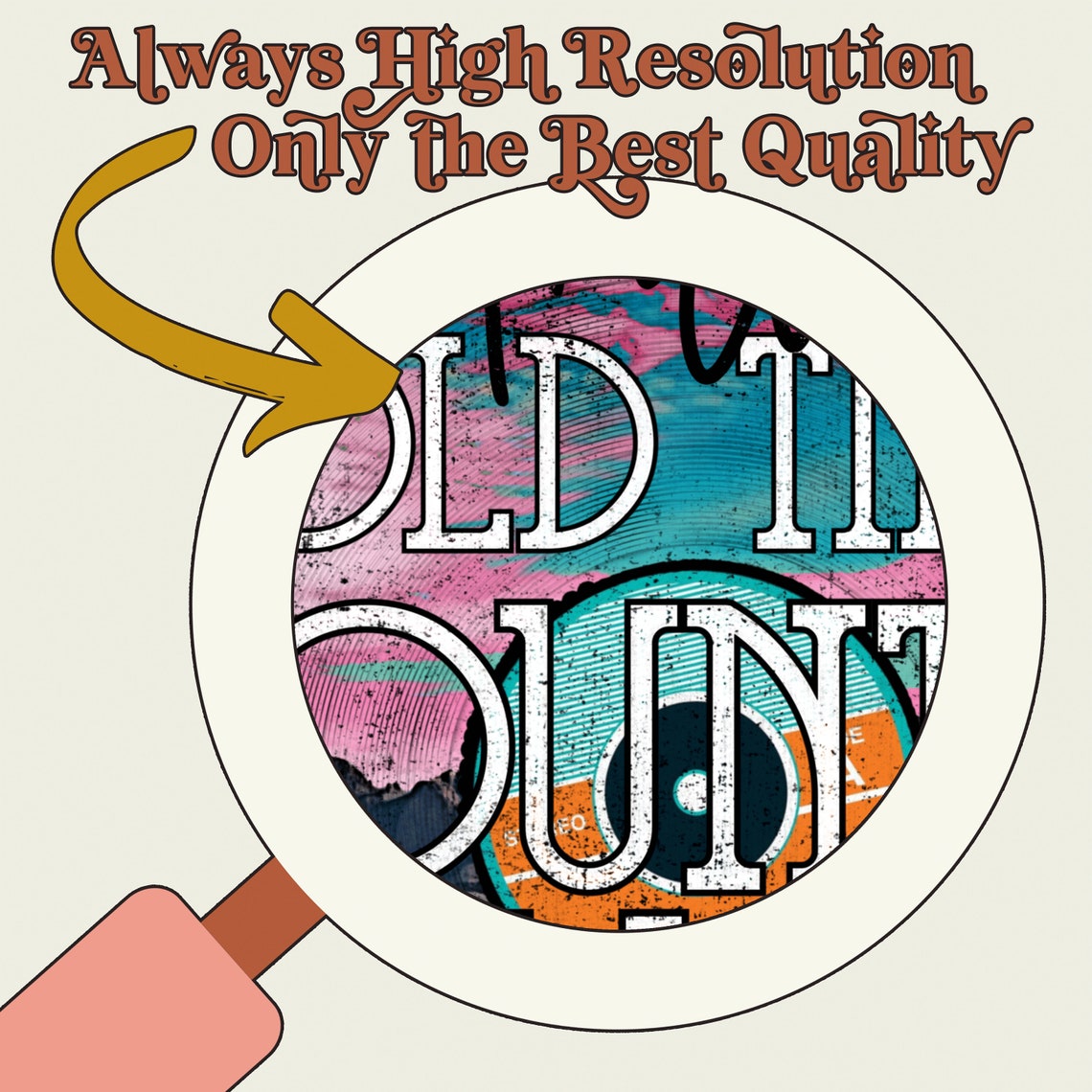 That Old Time Country Music Record Sublimation Design PNG - Etsy