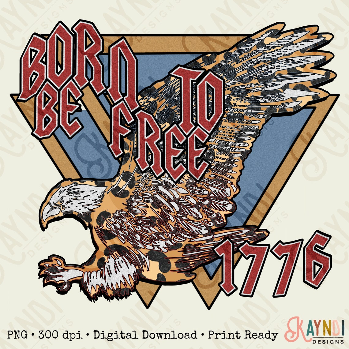 Born to Be Free Sublimation Design PNG Digital Download Printable Retro ...
