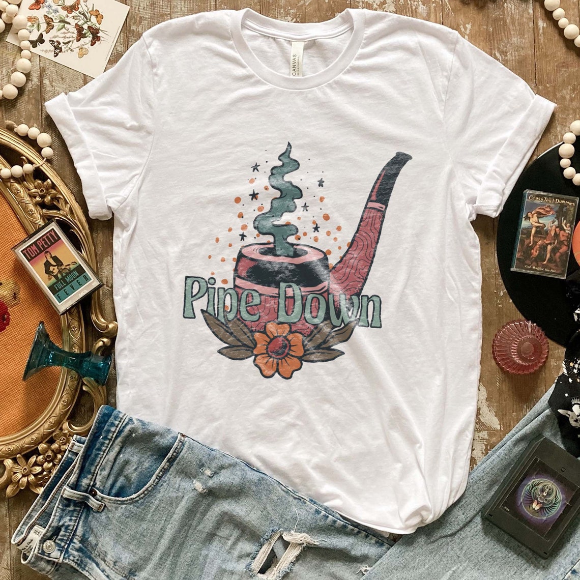 Pipe Down Sublimation Design PNG Digital Download Printable Smoke Pipe ...
