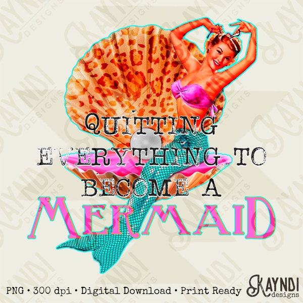 Pinup Mermaid - Etsy