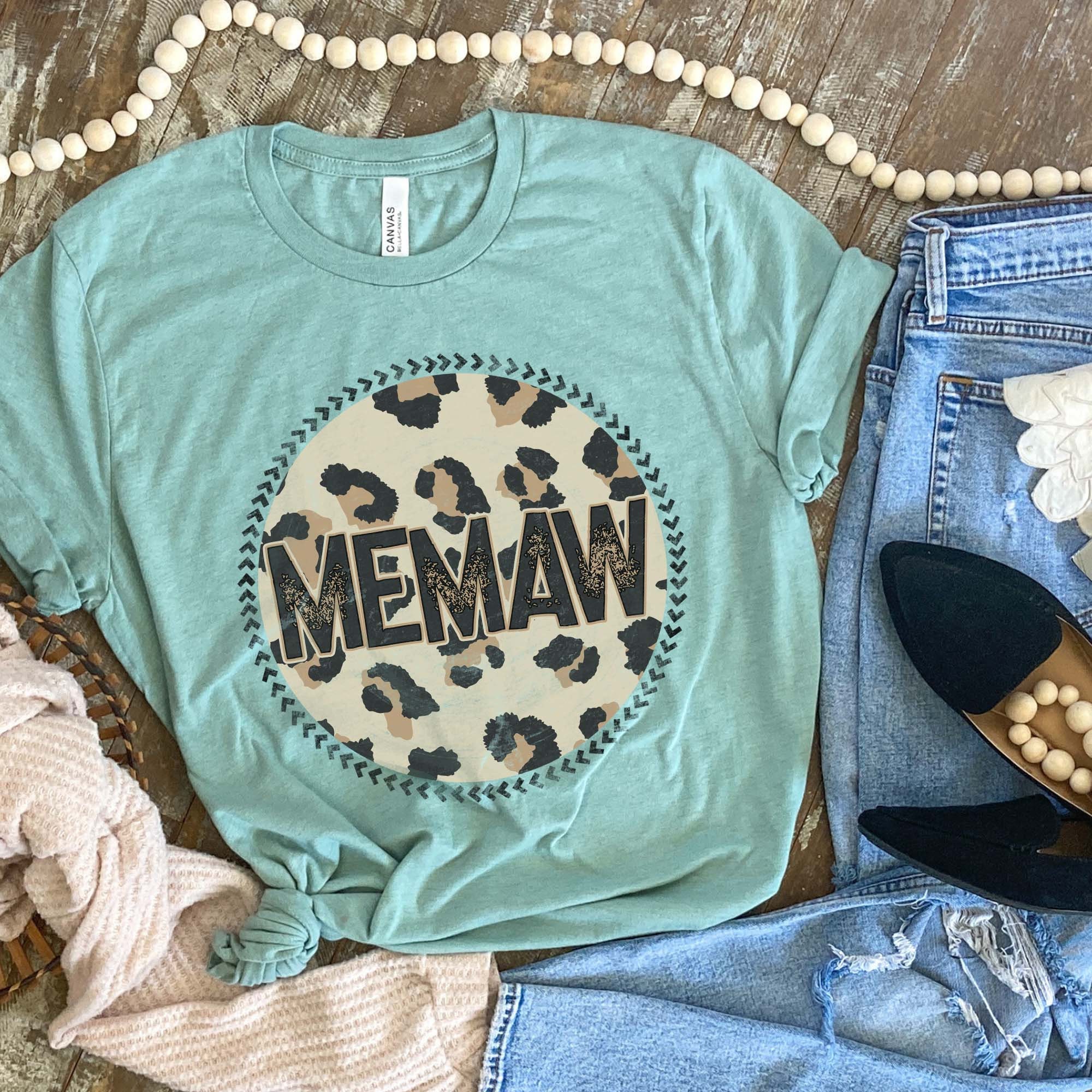 Memaw Sublimation Design PNG Digital Download Printable Leopard Mothers ...