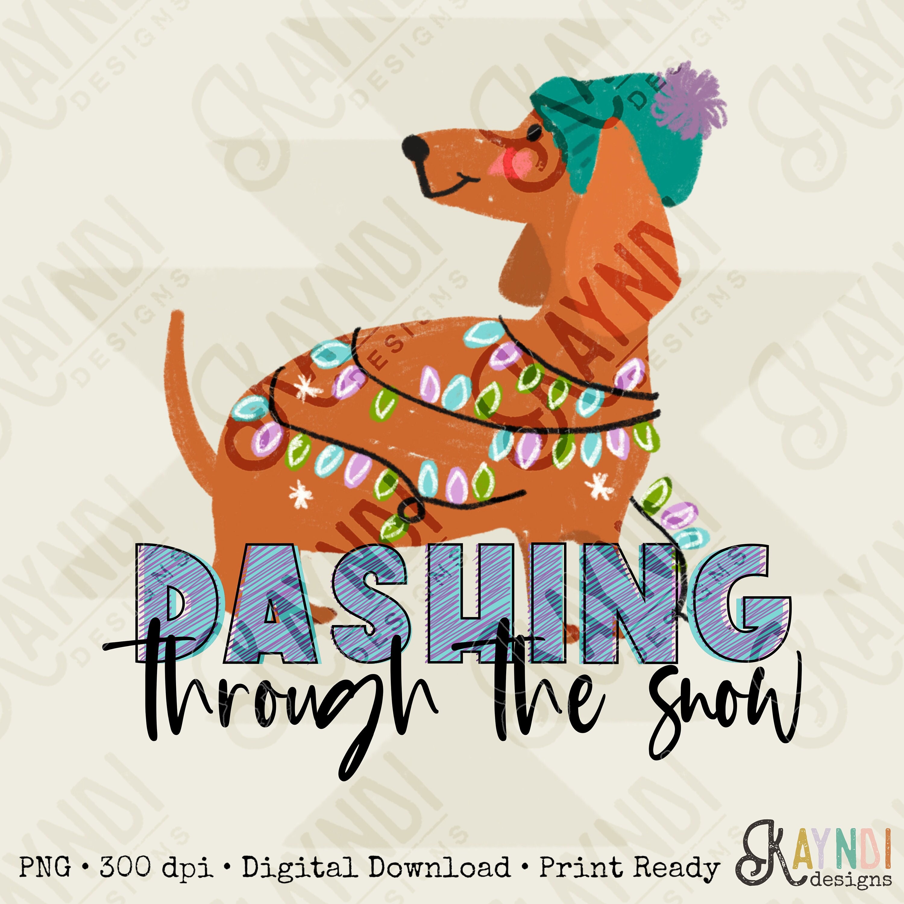 Dashing Through the Snow Sublimation Design PNG Digital Download ...