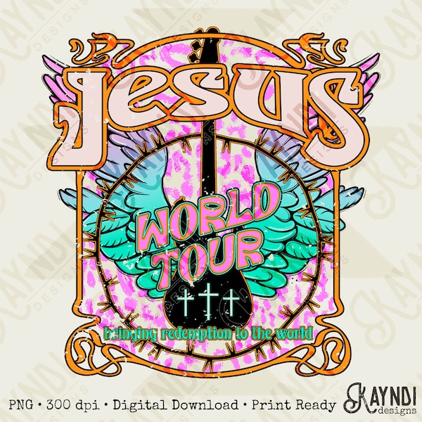 Jesus World Tour Shirt - Etsy