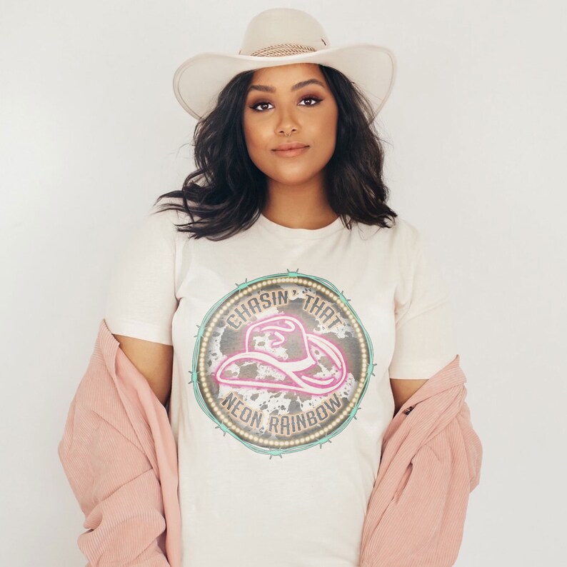 Chasin That Neon Rainbow Plus Pocket Design Pink Sublimation Design PNG Digital Download ...