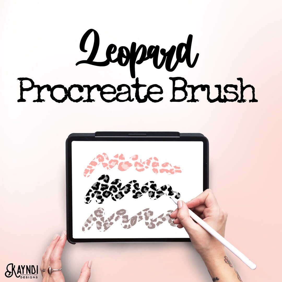 Leopard Procreate Brush - Cheetah iPad Design Clipart Brush Stamp - Etsy