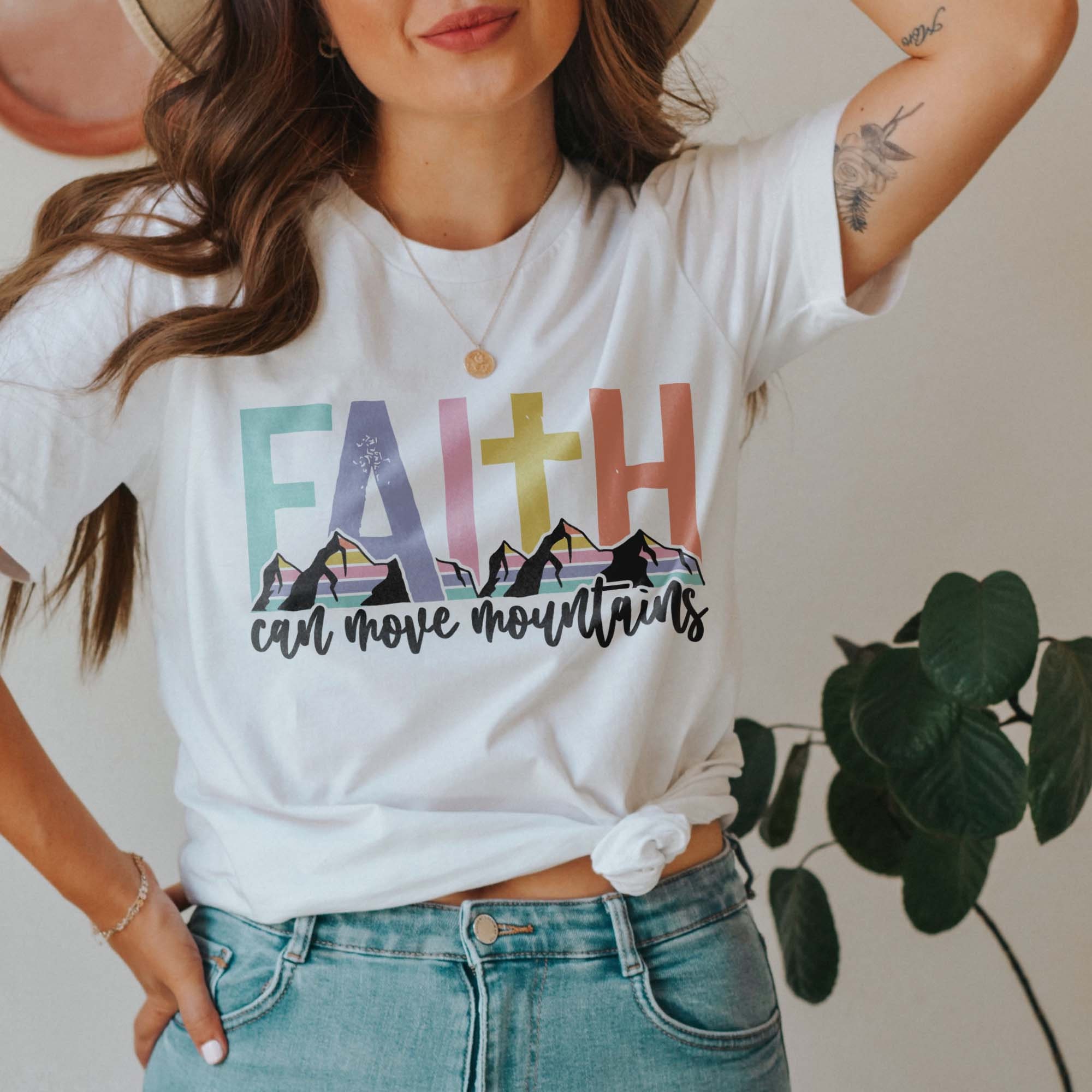 Faith Can Move Mountains Sublimation Design PNG Digital Download ...