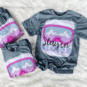 Slayin Slopes Sublimation Design PNG Digital Download Printable Winter ...