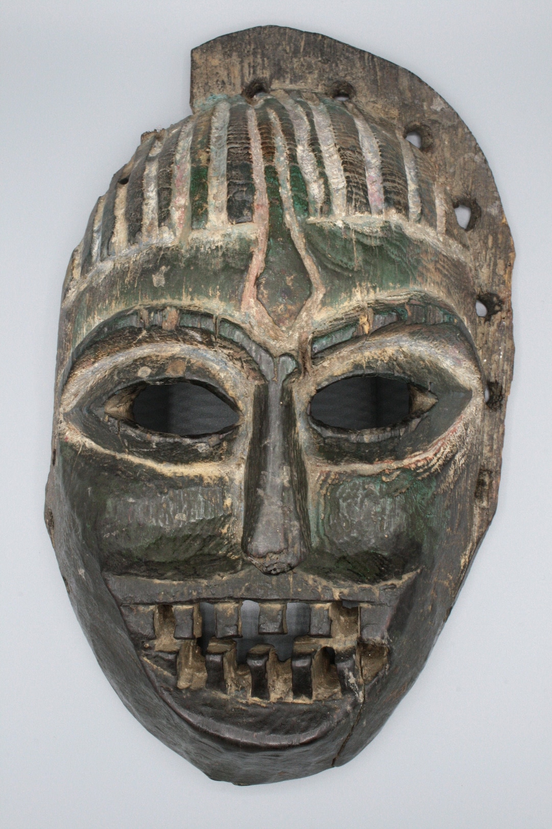 Buy Indian Wooden Mask / Himachal Pradesh - India / Ethnic Art Online ...