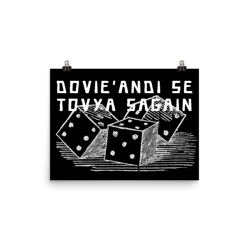 Wheel of Time It's Time to Toss the Dice Poster - Etsy