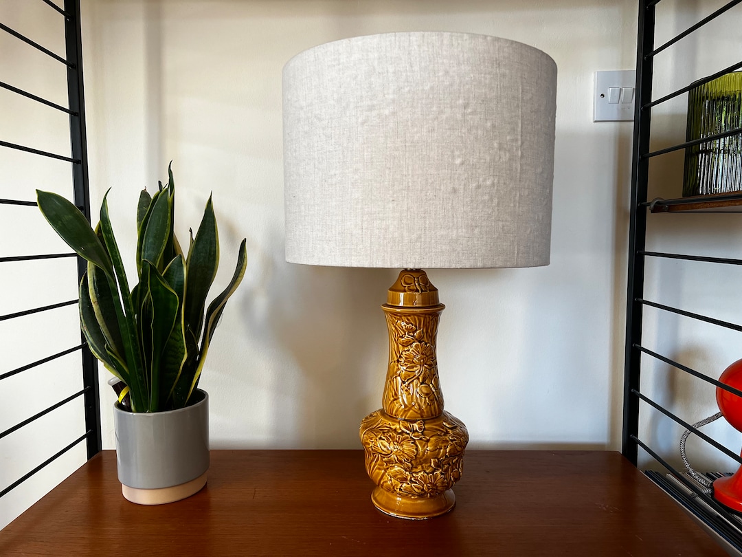 Vintage 1950's American Table Lamp "flower" - Etsy