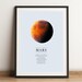 Planet Mars Printable Poster // This Printable Wall Art Will Show off ...