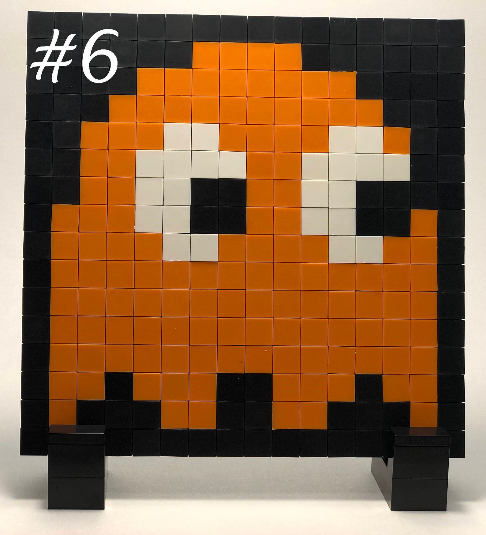 8 Bit Pac-Man TM Character Mosaic Decoration | Etsy