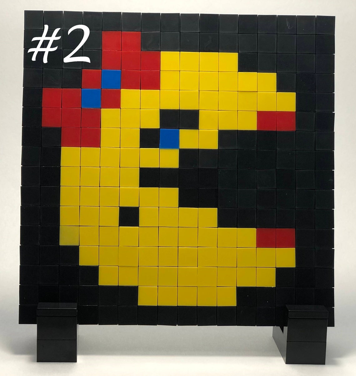 8 Bit Pac-Man TM Character Mosaic Decoration | Etsy