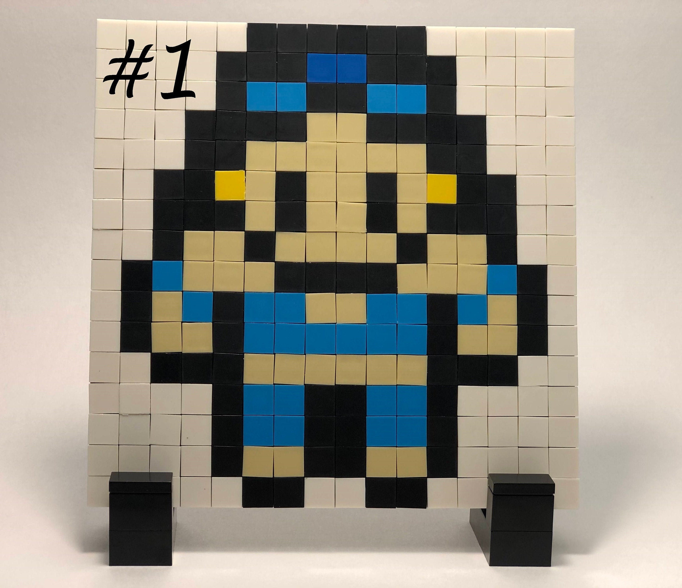 8 Bit Disney Princess TM Character Mosaic Decoration | Etsy