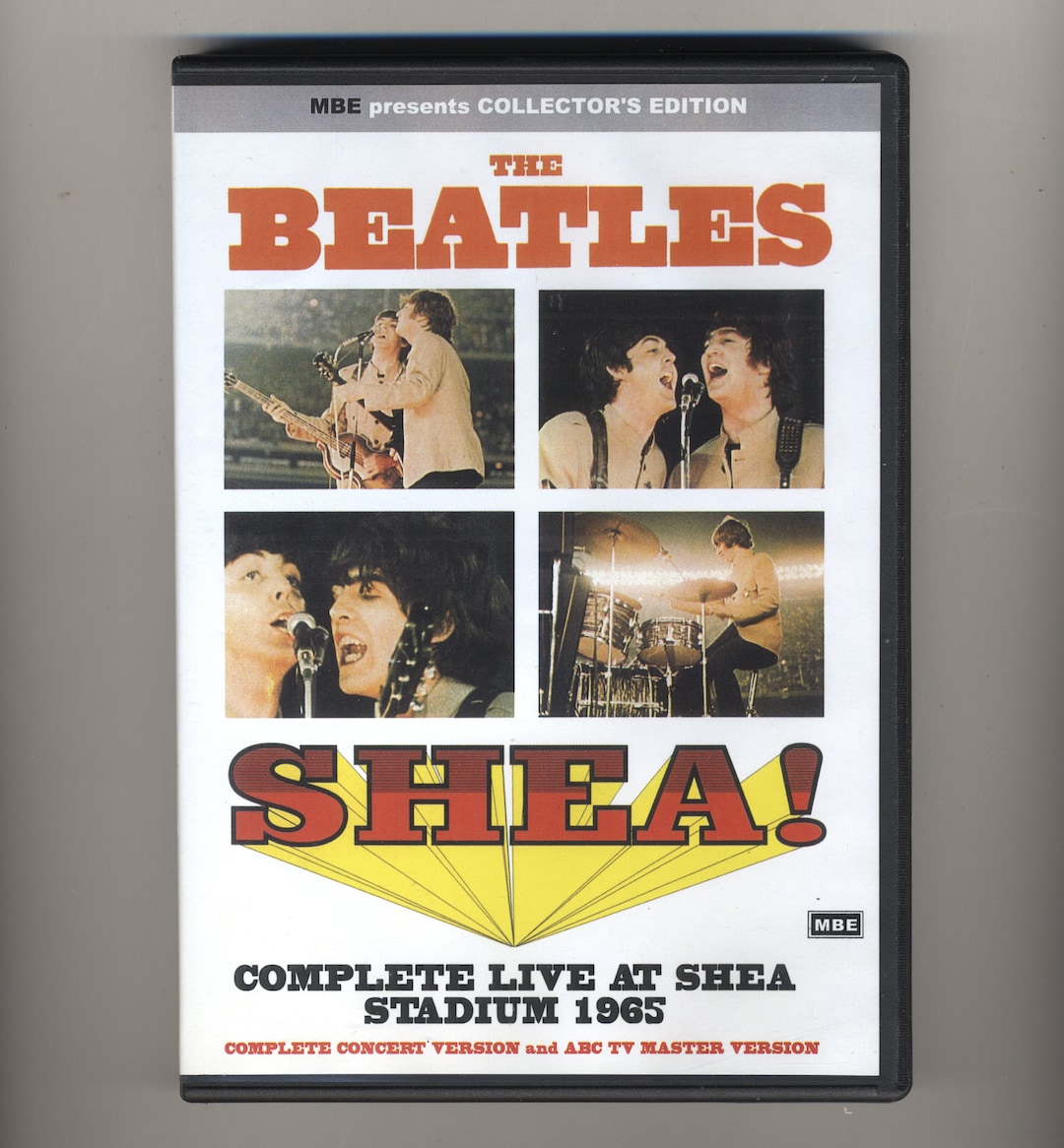 Beatles - Complete Live at Shea Stadium 1965 DVD - Etsy