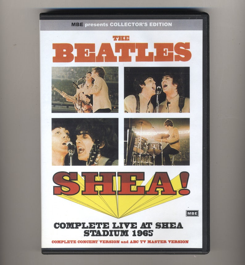 Beatles - Complete Live at Shea Stadium 1965 DVD - Etsy