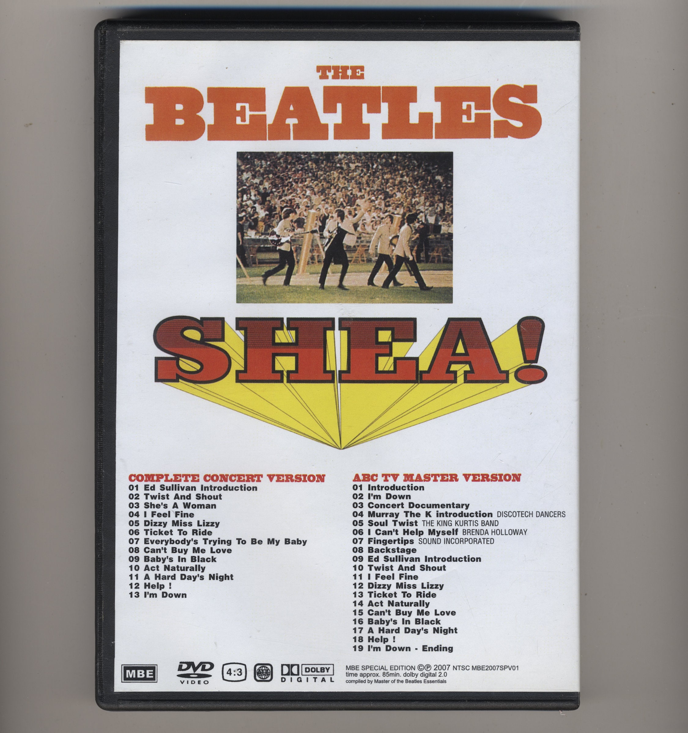 Beatles - Complete Live at Shea Stadium 1965 DVD - Etsy