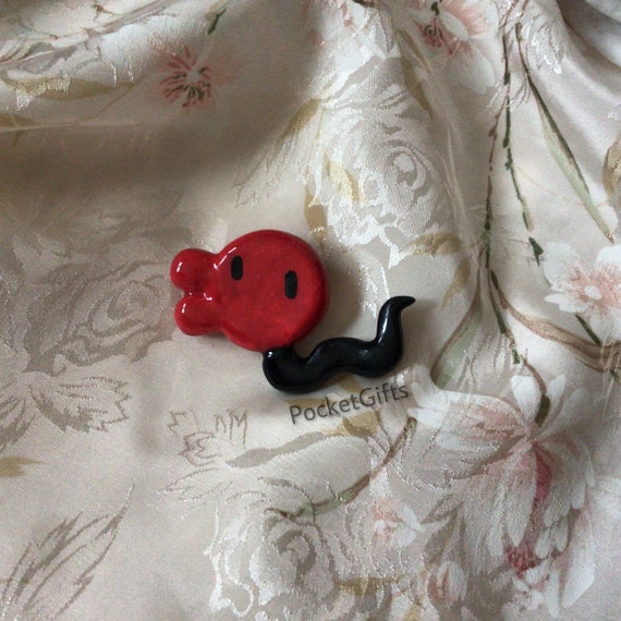 Tamagotchi Nyorotchi Polymer Clay Pin/brooch - Etsy