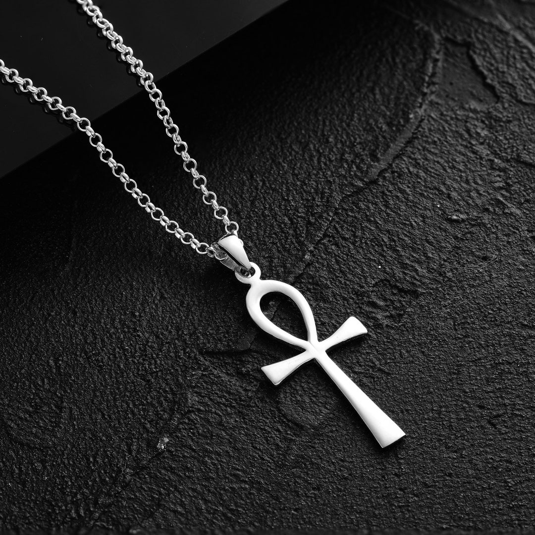 Life Symbol Ankh Necklace, Ancient Egyptian Cross of Life Pendant for ...