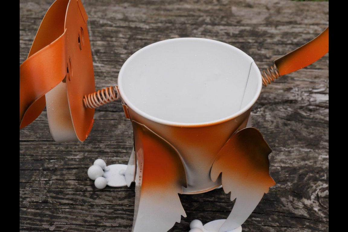 Metal Nodding Beagle Dog Home Garden Flower Planter Plant Pot - Etsy