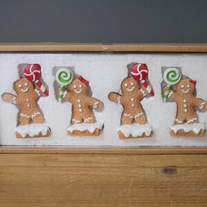 Gingerbread Man Christmas Place Card Holder - Etsy