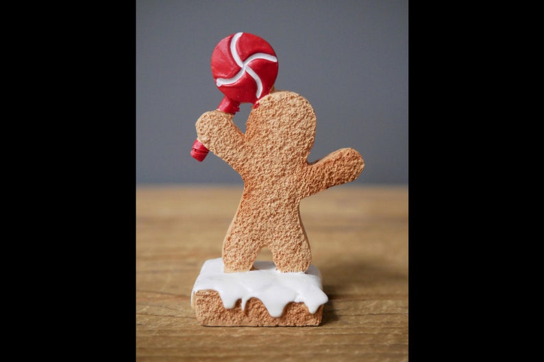 Gingerbread Man Christmas Place Card Holder - Etsy