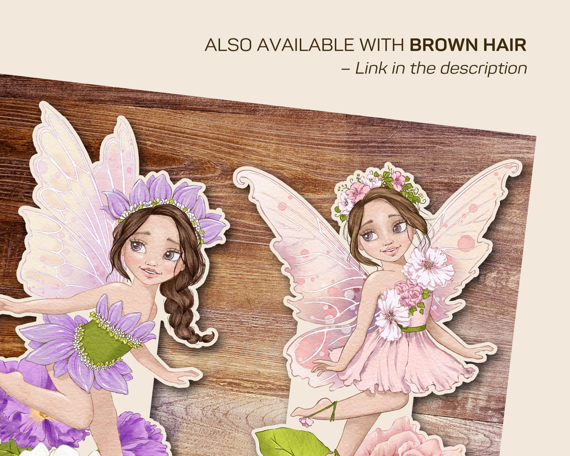 Fairy Bookmarks 1-2 Download Print and Cut Set of 2 Bookmarks, Gift for ...