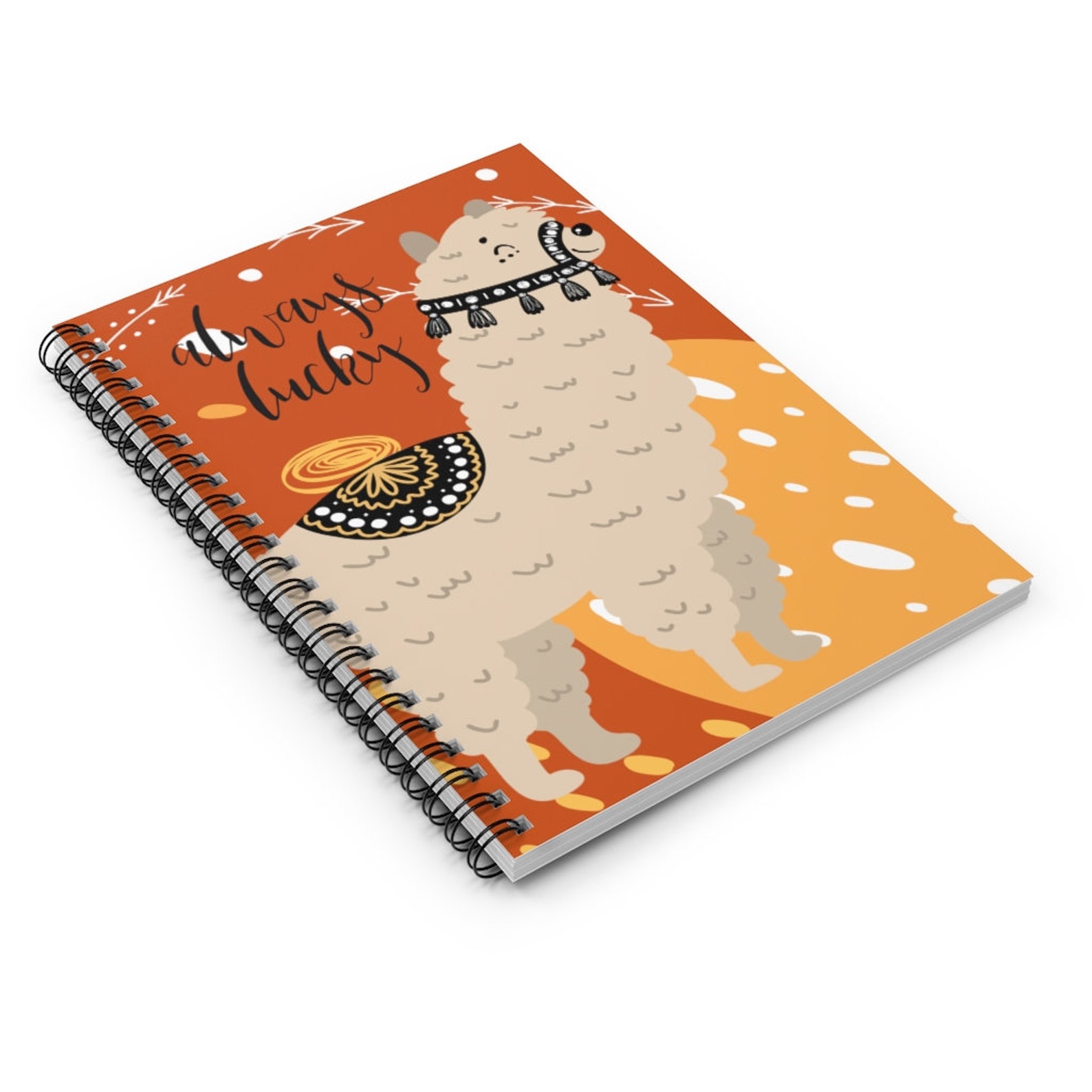 Lucky Lama – Notebook Cool Cartoon | Cute Notebook | Kids Notebook ...