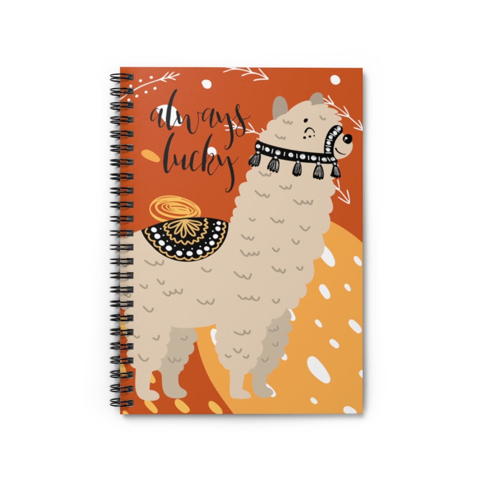 Lucky Lama – Notebook Cool Cartoon | Cute Notebook | Kids Notebook ...