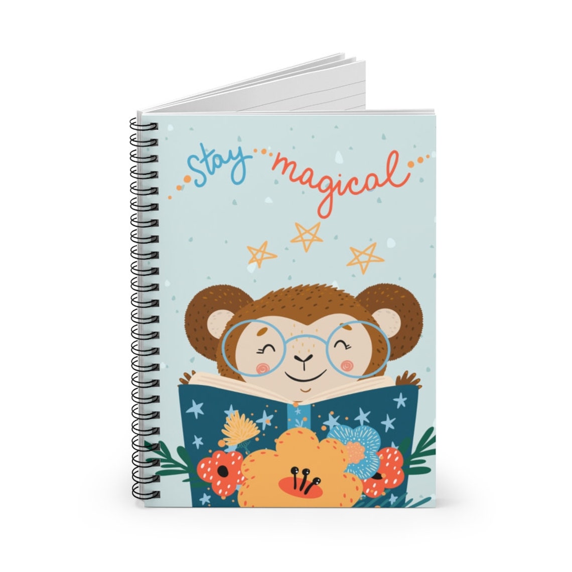 Magic Monkey #1 – Notebook | Cute Monkey Design | Kids Notebook | HELLO ...