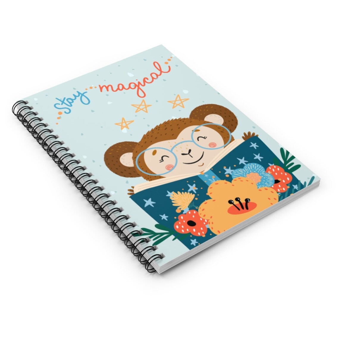 Magic Monkey #1 – Notebook | Cute Monkey Design | Kids Notebook | HELLO ...