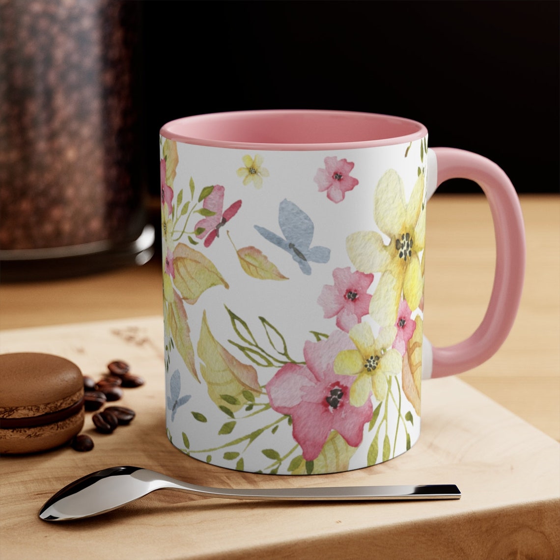 Autumn Flowers Designer Mug 3 Color Variations Mug for - Etsy
